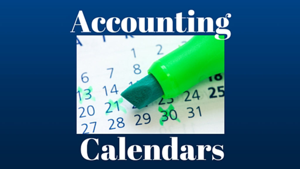 Accounting Calendar - Atlas CFO